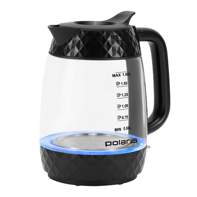 Чайник Polaris PWK 1809CGL Water Way Pro цвет Черный4: характеристики ...